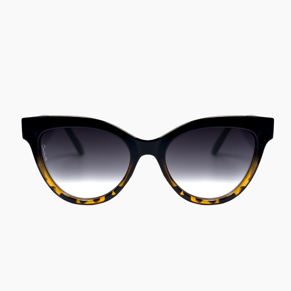 OTRA EYEWEAR Lola Sunglasses -Black to Tort/ Smoke Fade | Elwood 101