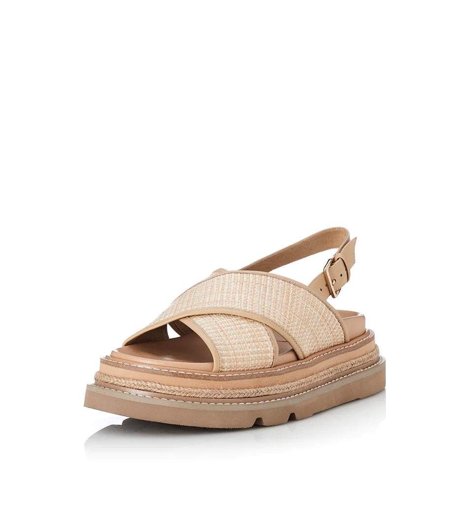 ALIAS MAE Womens Verona Sandals - Natural / Natural Raffia | Elwood 101