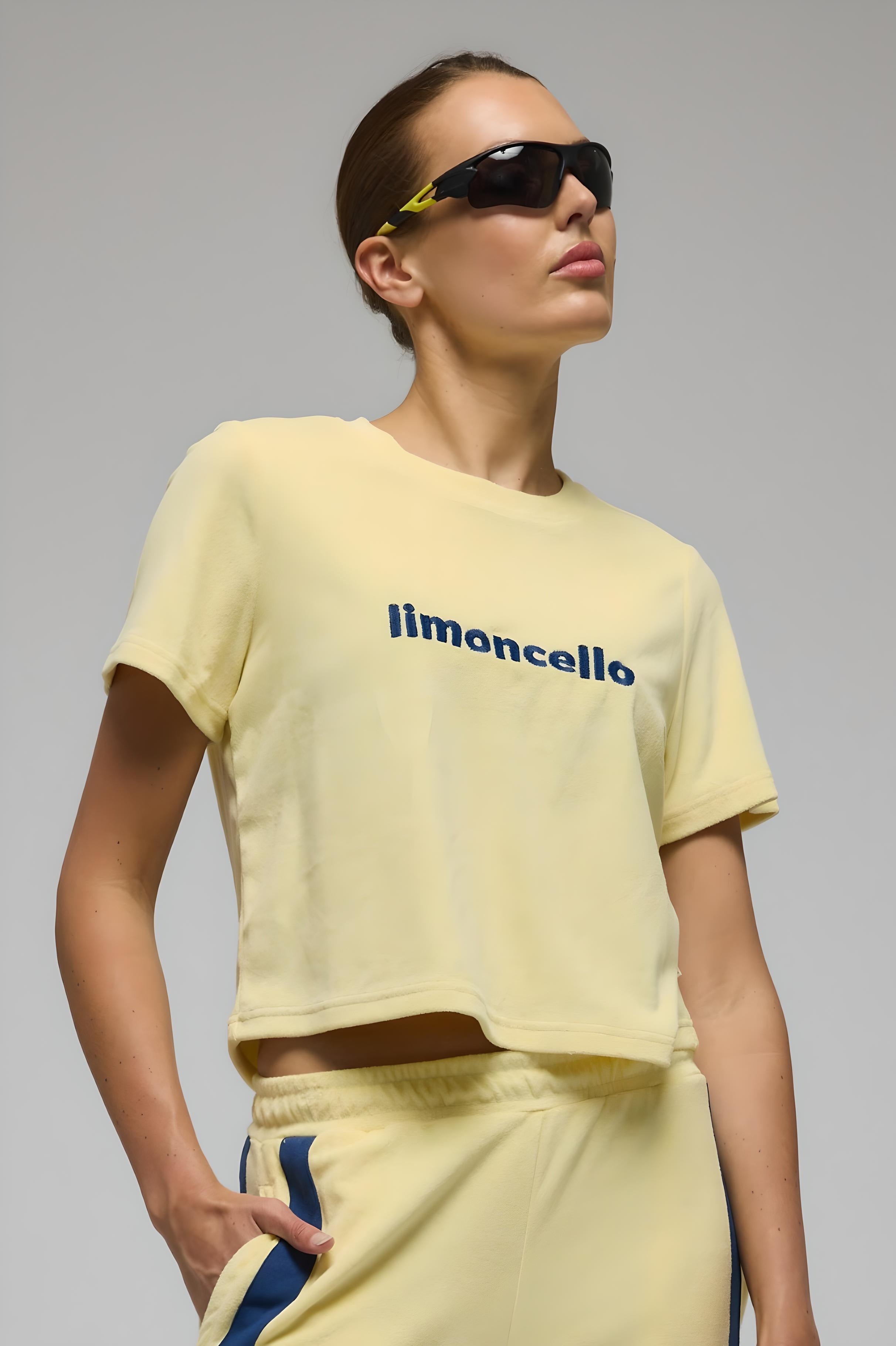 Araminta James Limoncello Terry Tee Lemon Cream | Elwood 101