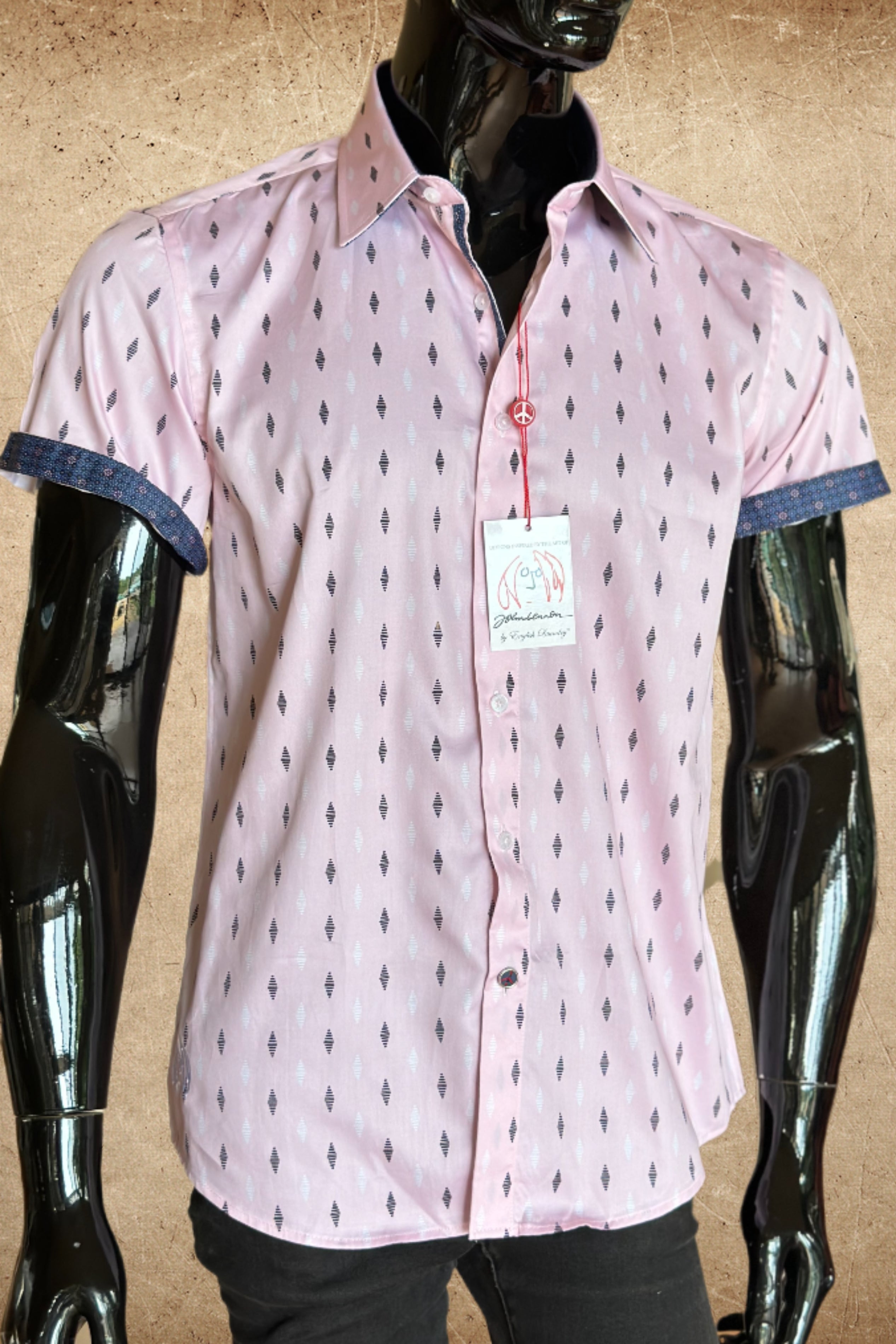 John Lennon Whitney Town Shirt Pink – Now $69 | Elwood 101