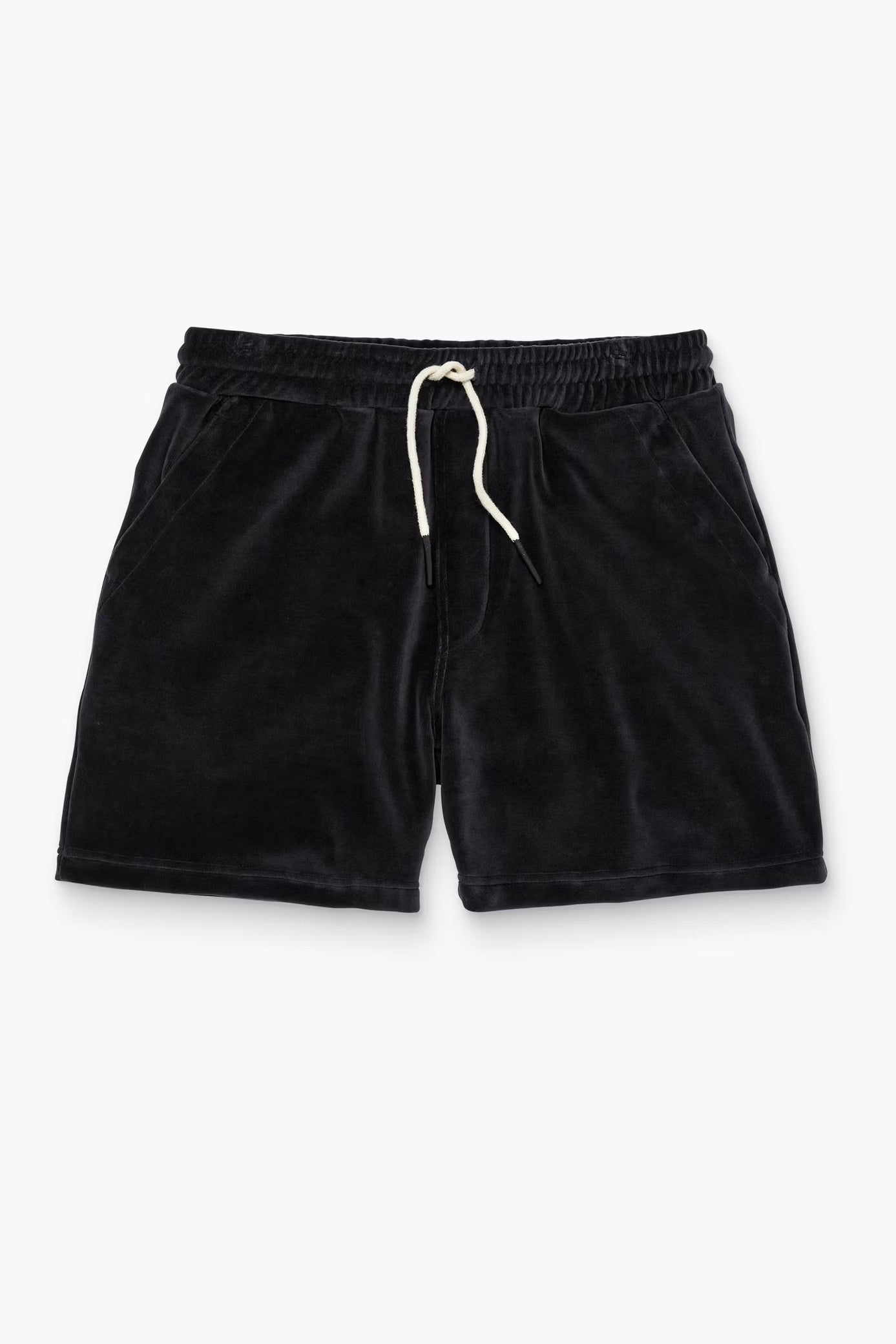 OAS Nearly Black Velour Shorts – Mens Soft Knitted Shorts | elwood101 ...