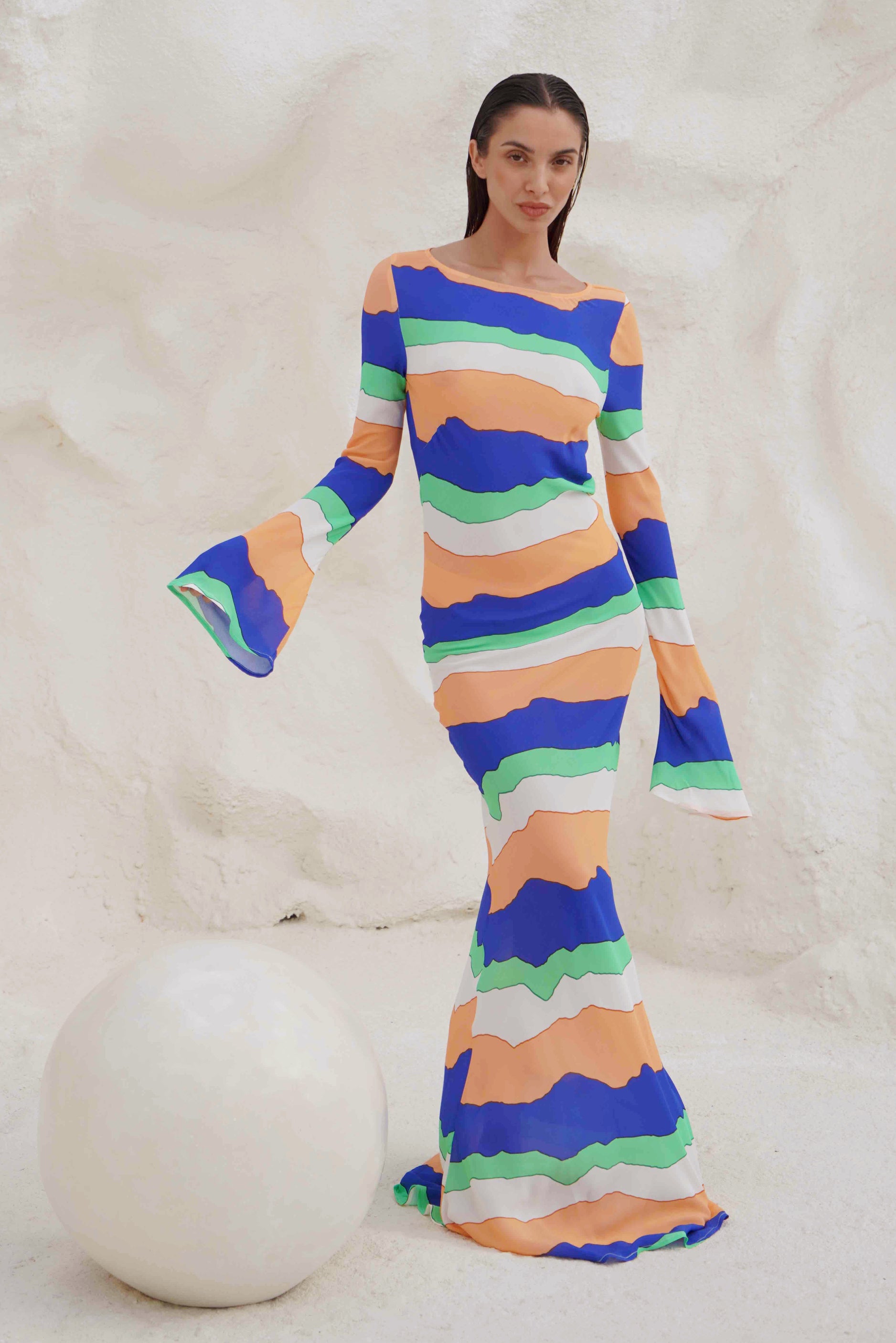 PIPPA THE LABEL Womens Wini Dress - Blue Ziggy – Elwood 101