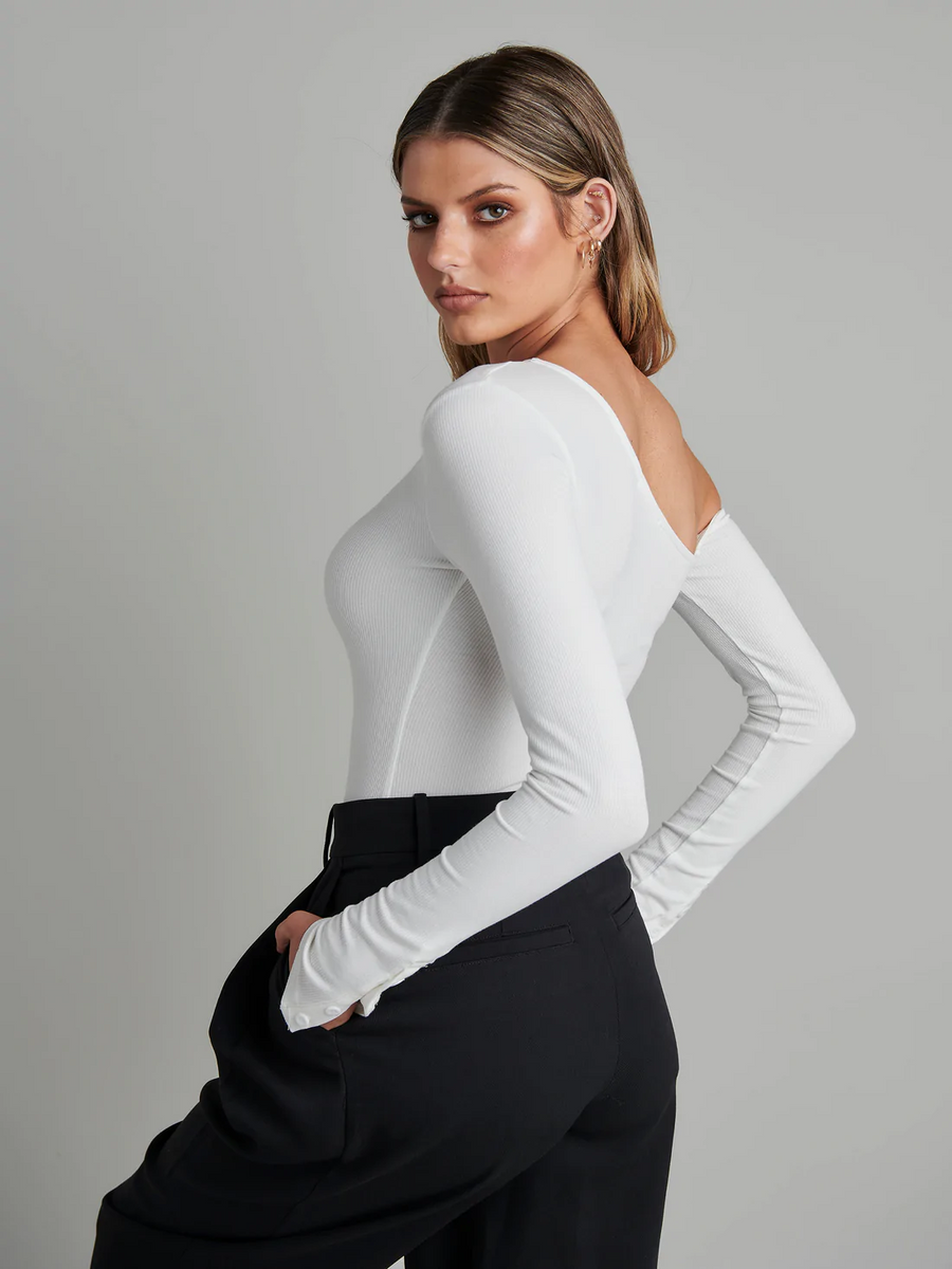BAYSE BRAND Womens Maddison Bodysuit White – Elwood 101