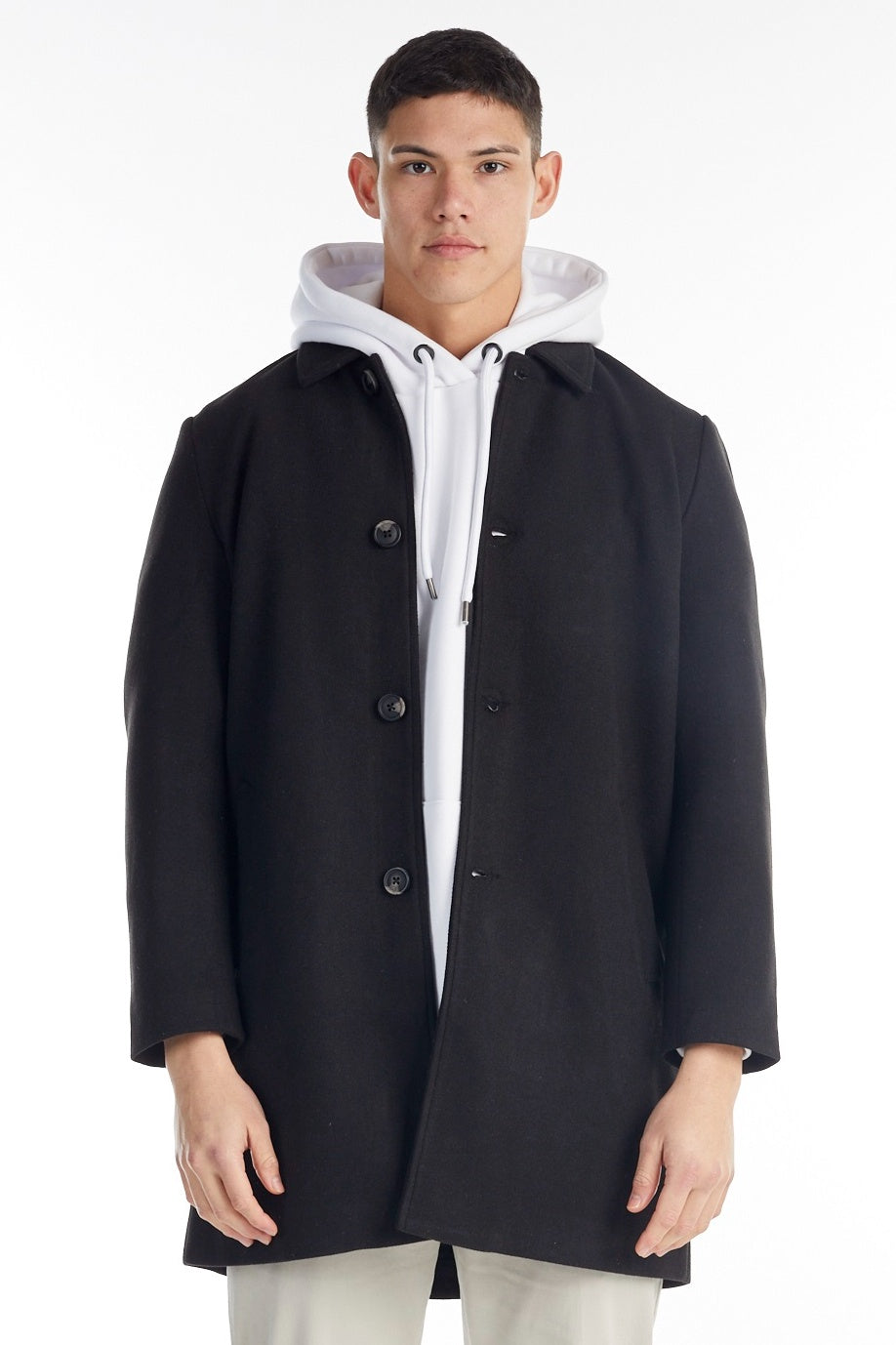 nANA jUDY Mens Butler Coat Black – Elwood 101